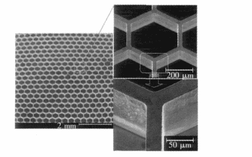 UV-LIGA电铸 | 大厚度高开孔率精细金属网板制备